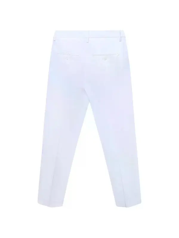 DONDUP Welt Pockets Trousers - White