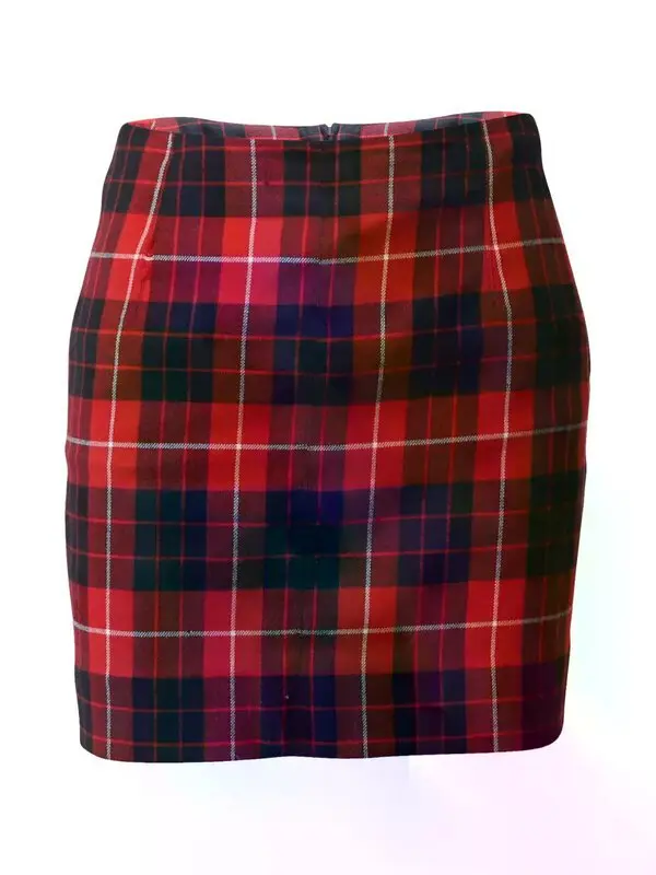 JEAN PAUL GAULTIER Plaid Zip Skirt