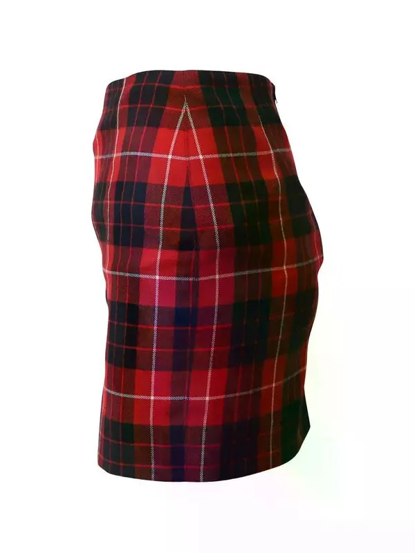 JEAN PAUL GAULTIER Plaid Zip Skirt
