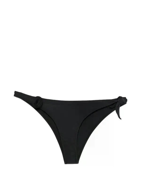 Coperni Rosette Tie Bikini Bottom - Black