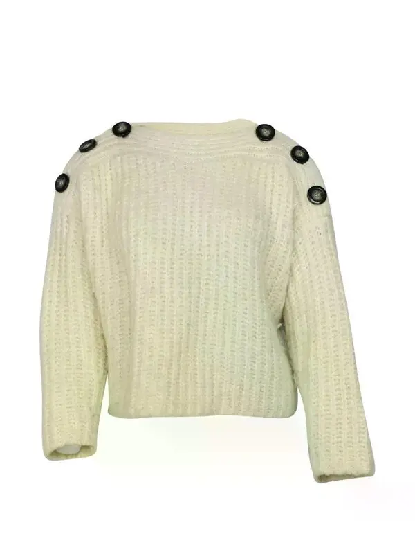 ISABEL MARANT VINTAGE Button-detail Oversized Sweater