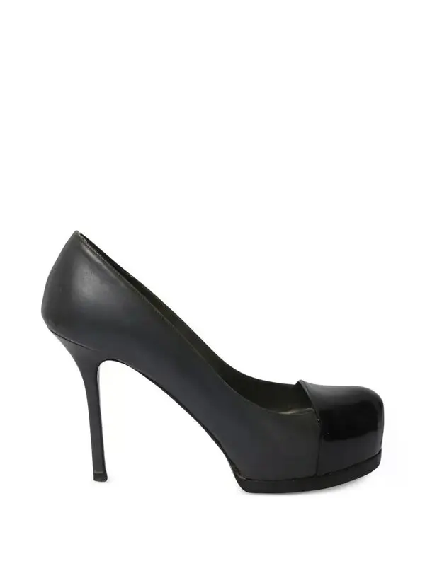 Saint Laurent Cap-toe Platform Pumps