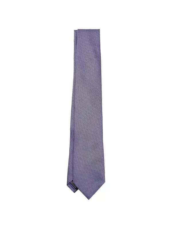 TOM FORD Patterned Neck Tie - Purple