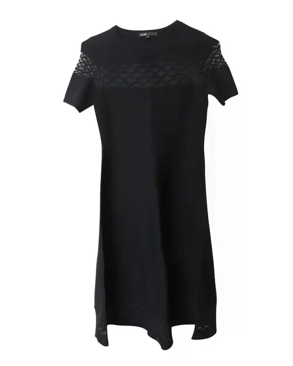 Maje Short-sleeve Midi A-line Dress