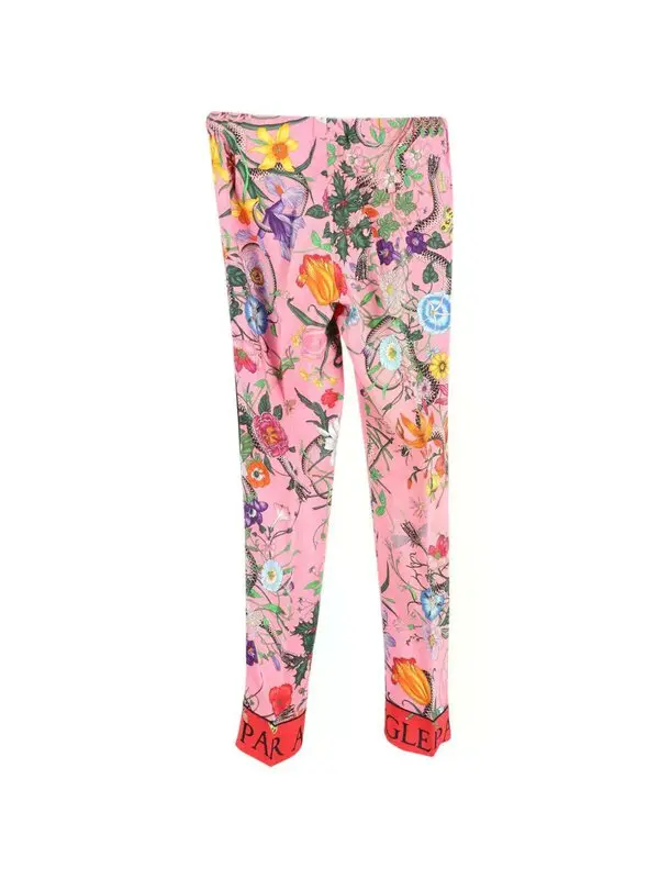 Gucci Flora Print Snake Trousers