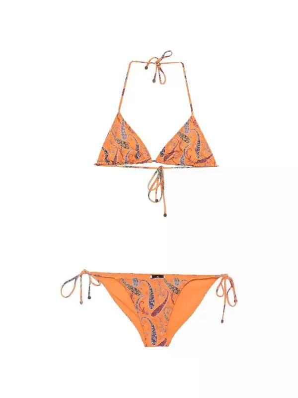 Etro Paisley-print Bikini - Orange