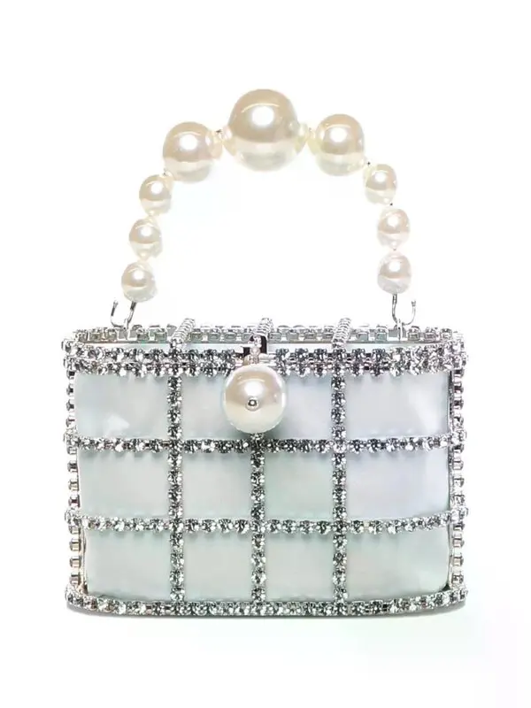 Rosantica Crystals Embellished Mini Bag - Blue