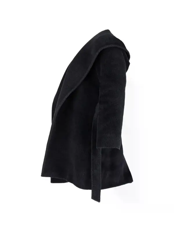 Max Mara Hooded Belted Coat