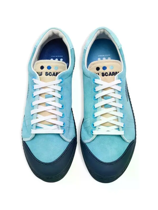 BLU SCARPA Lattan Toe Cap Sneakers