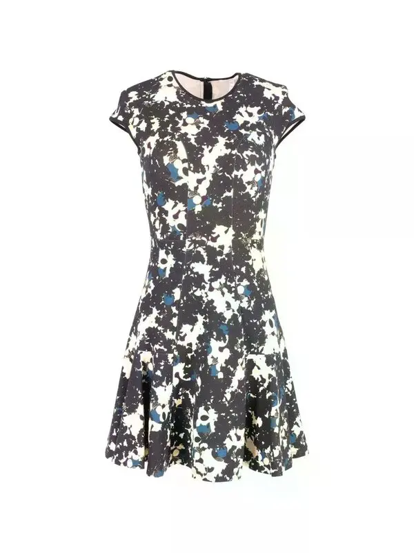 Erdem Printed Flared Mini Dress