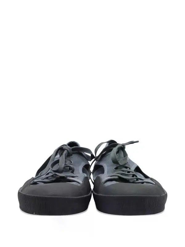 LANVIN Low-top Open Canvas Sneakers