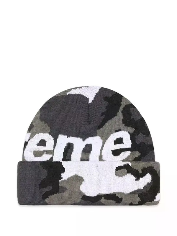 Supreme Camouflage Beanie - Grey