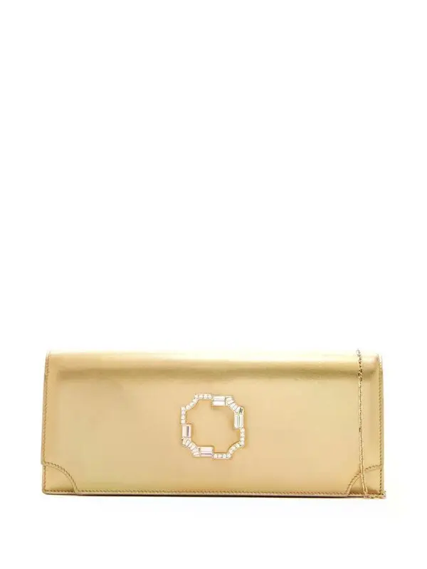 MALONE SOULIERS Vivien Embellished Clutch - Gold