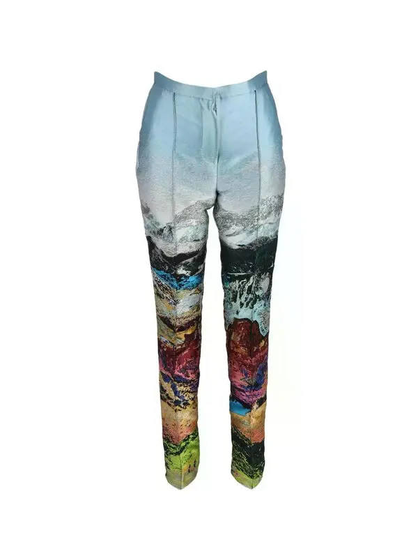 MARY KATRANTZOU Embroidered Print Trousers