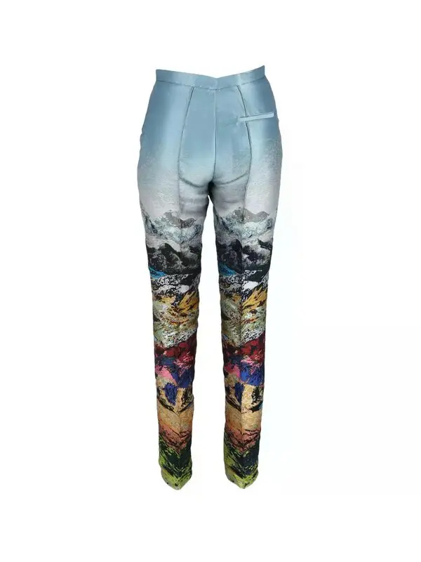 MARY KATRANTZOU Embroidered Print Trousers