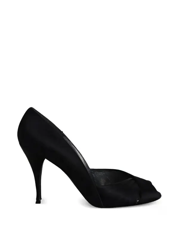 STUART WEITZMAN Crossover-strap Peep-toe Pumps