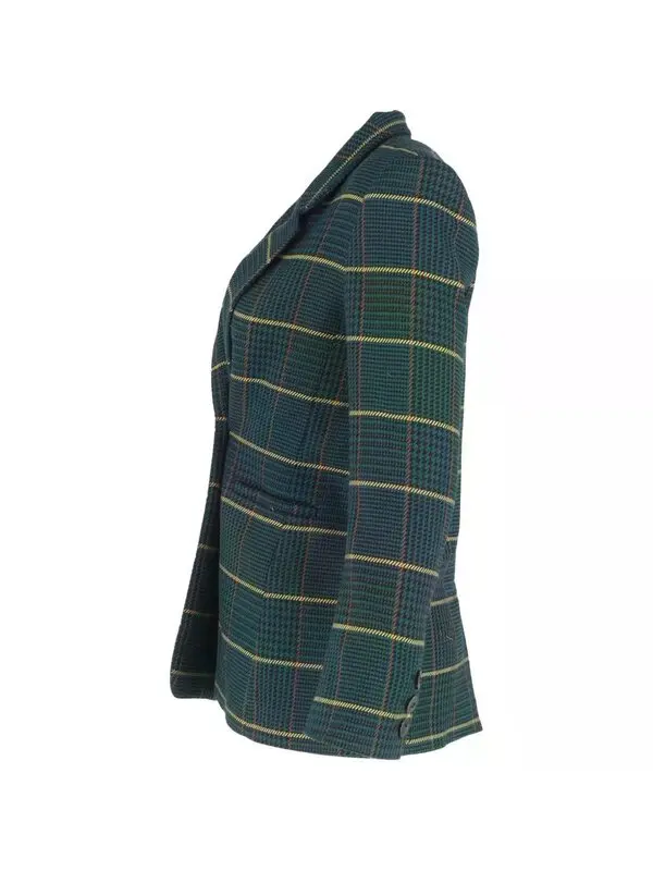 ANINE BING Houndstooth Double-breasted Blazer