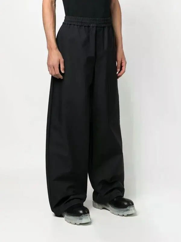 Off-White High-waisted Wide-leg Trousers