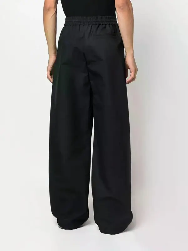 Off-White High-waisted Wide-leg Trousers