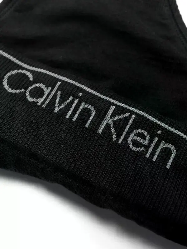 Calvin Klein Logo-waistband Slip-on Briefs