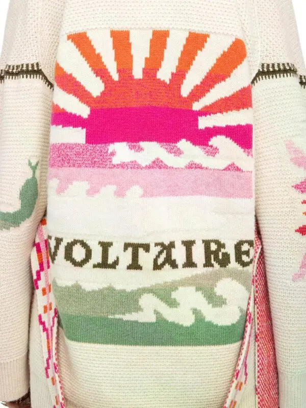 Zadig&Voltaire Fringed Belted Cardigan