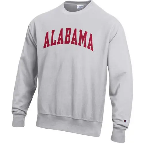 Champion Alabama Crimson Tide Reverse Weave Fleece Sweatshirt - Gray