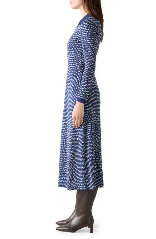 LK BENNETT Brigitte Printed Jersey Dress