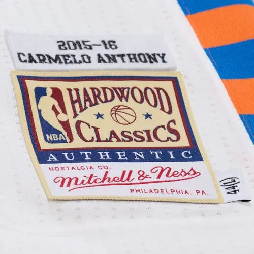 Mitchell & Ness Carmelo Anthony New York Knicks 2015-16 Hardwood Classics Authentic Jersey