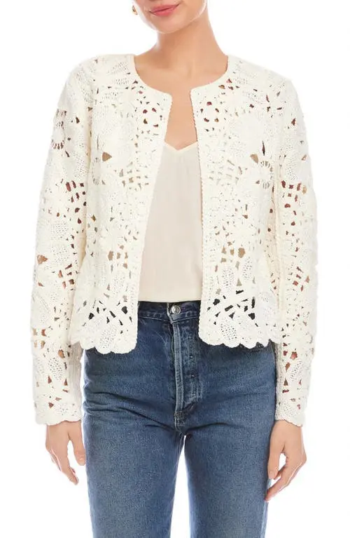 Fifteen Twenty Emery Crochet Jacket