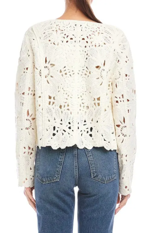 Fifteen Twenty Emery Crochet Jacket