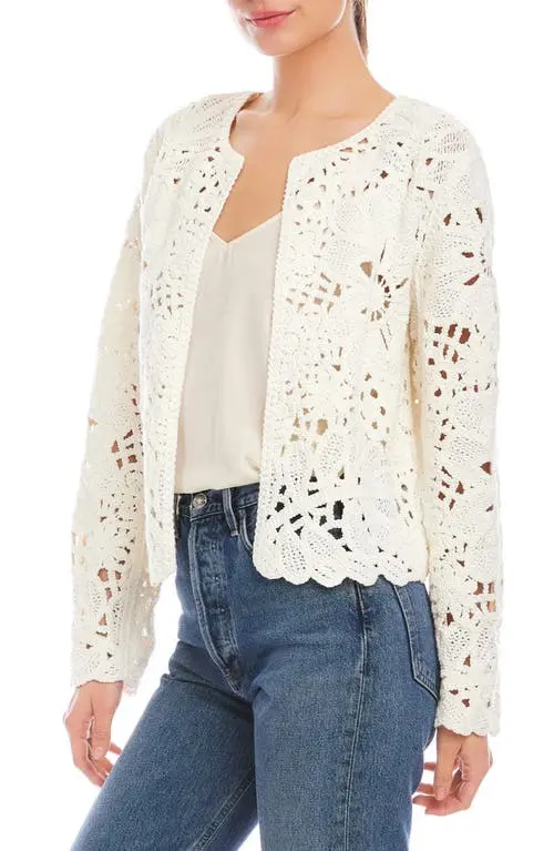 Fifteen Twenty Emery Crochet Jacket