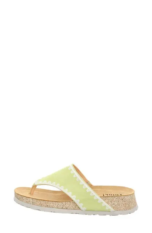 Think! Koak Whipstitch Sandal - Lime