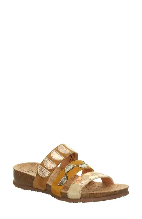 Think! Julia Slide Sandal - Cinnamon/kombi