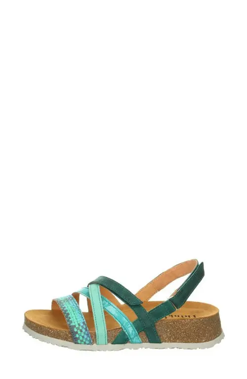 Think! Koak Slingback Sandal - Aqua/pacific