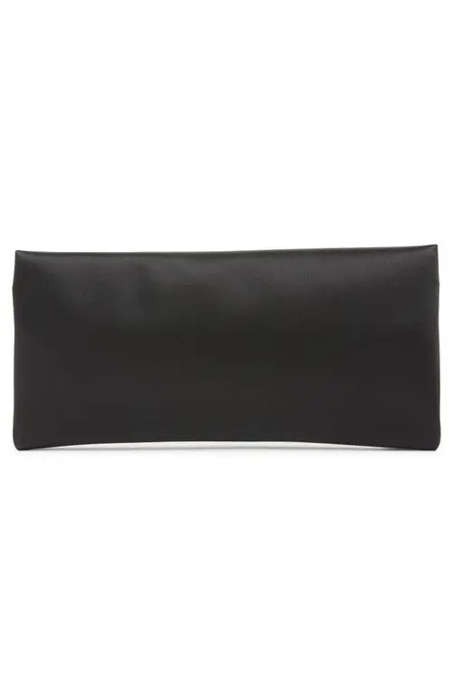 Saint Laurent Satin Soft Clutch - Noir