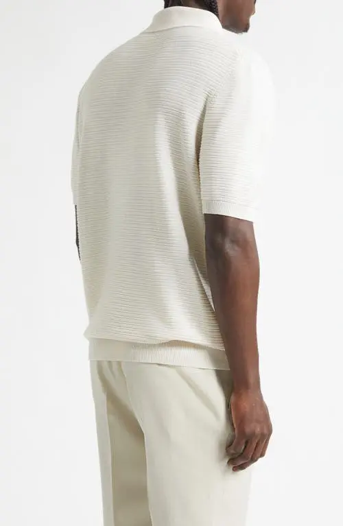 Isaia Silk & Linen Polo