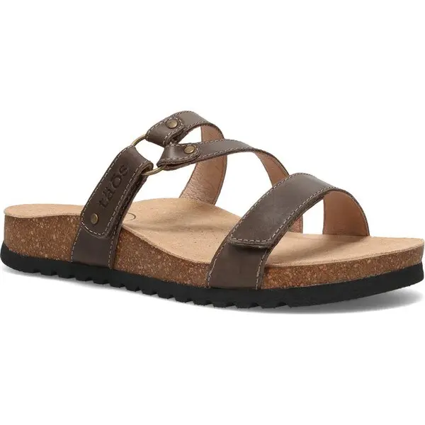 TAOS Ring Slide Sandal - Mocha