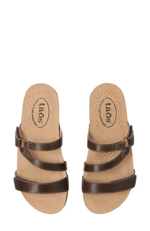 TAOS Ring Slide Sandal - Mocha
