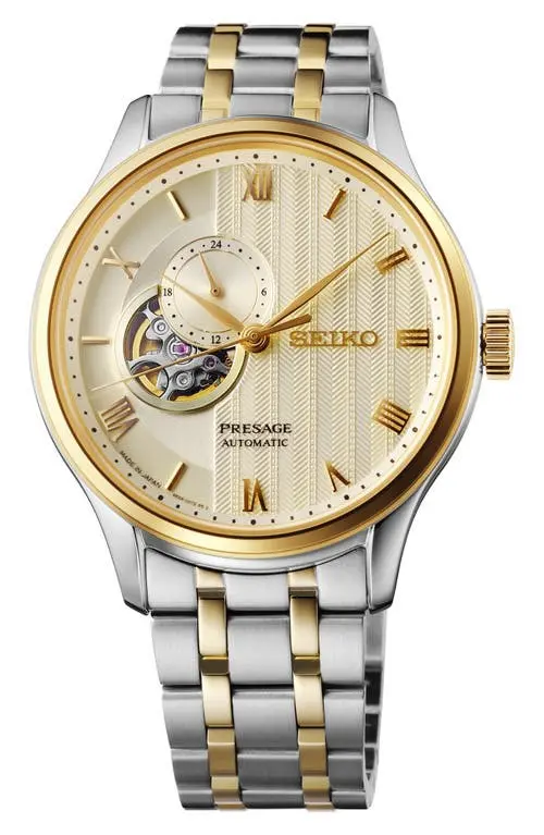 SEIKO WATCHES Presage Automatic Bracelet Watch - Two Tone