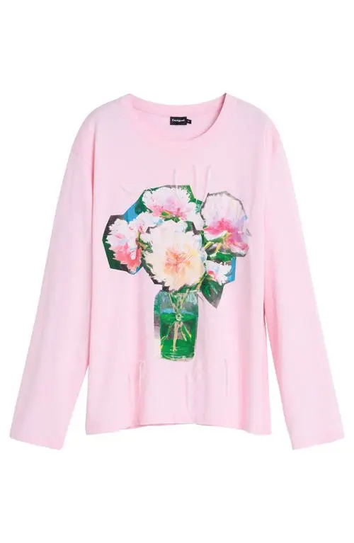 Desigual Floral Graphic Long-sleeve T-shirt
