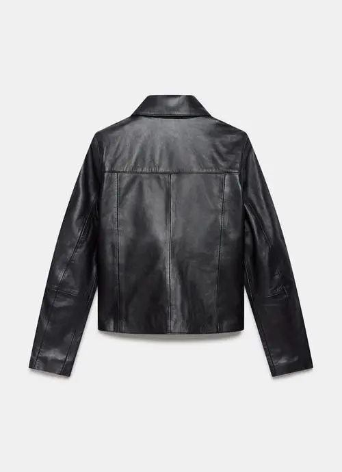 Mint Velvet Leather Pocket Detail Jacket