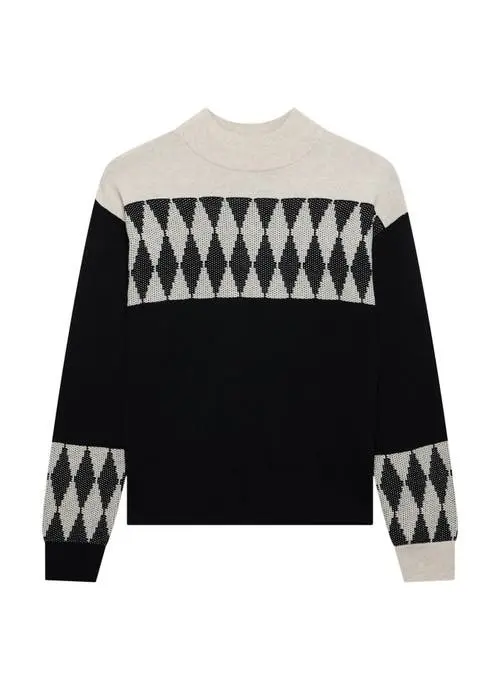 Mint Velvet Cotton Blend Graphic Sweater