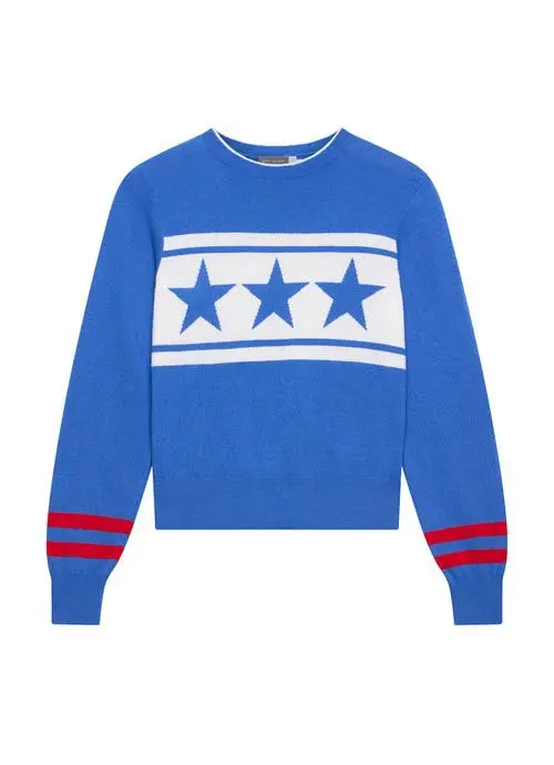 Mint Velvet Striped Star Knit Sweater