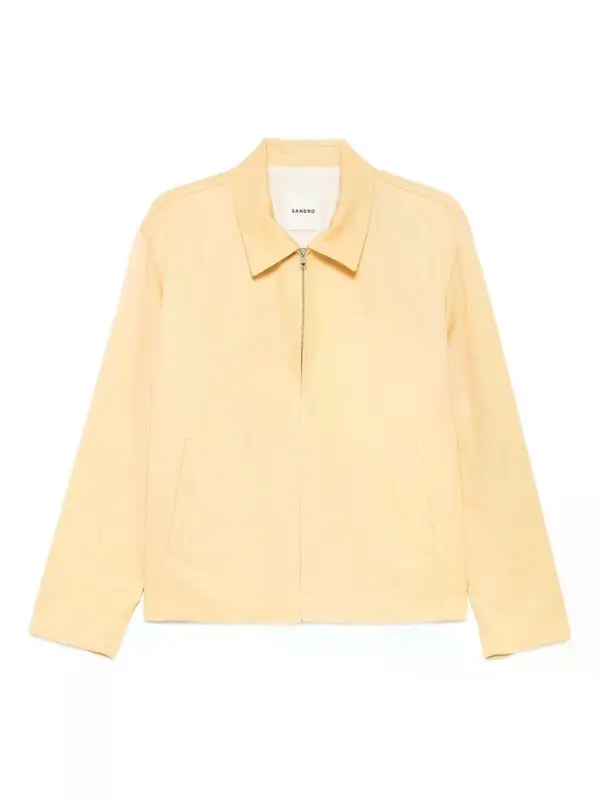 Sandro Zip-front Jacket - Yellow