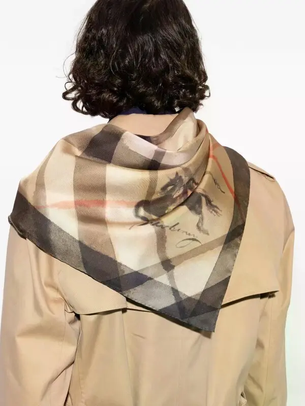Burberry Watercolour Check Scarf