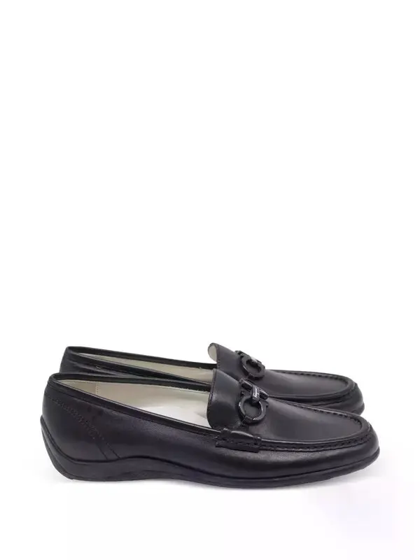 FERRAGAMO Gancini Leather Loafers