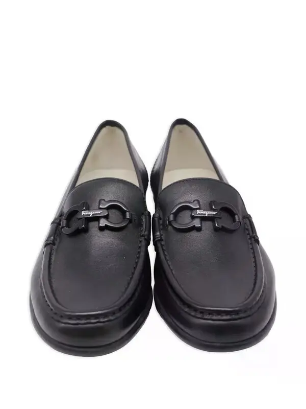 FERRAGAMO Gancini Leather Loafers