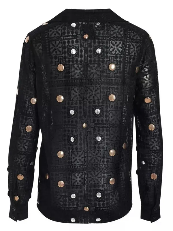 HAYLEY MENZIES Stud-embellished Shirt