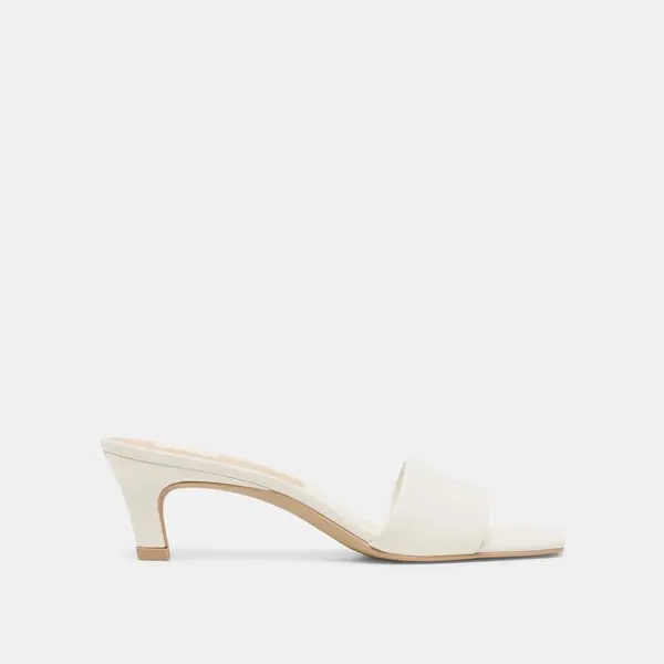 DOLCEVITA Rexa Heels - True White Leather