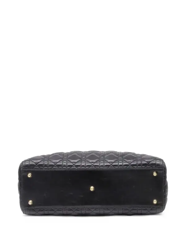 Dior Lady Top-handle Tote Bag - Black